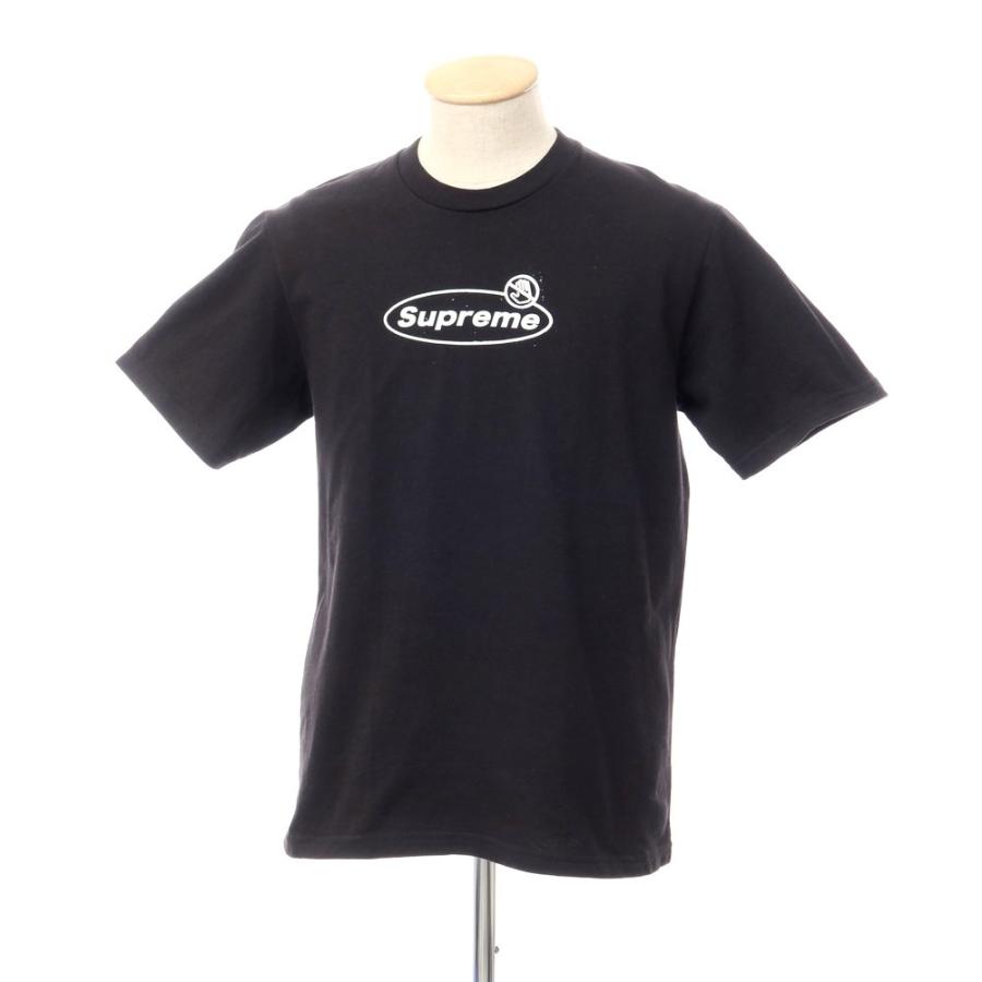 【中古】シュプリーム Supreme 2022年秋冬 Warning Tee コットン 半袖 クルーネック Tシャツ ブラック【サイズS ...