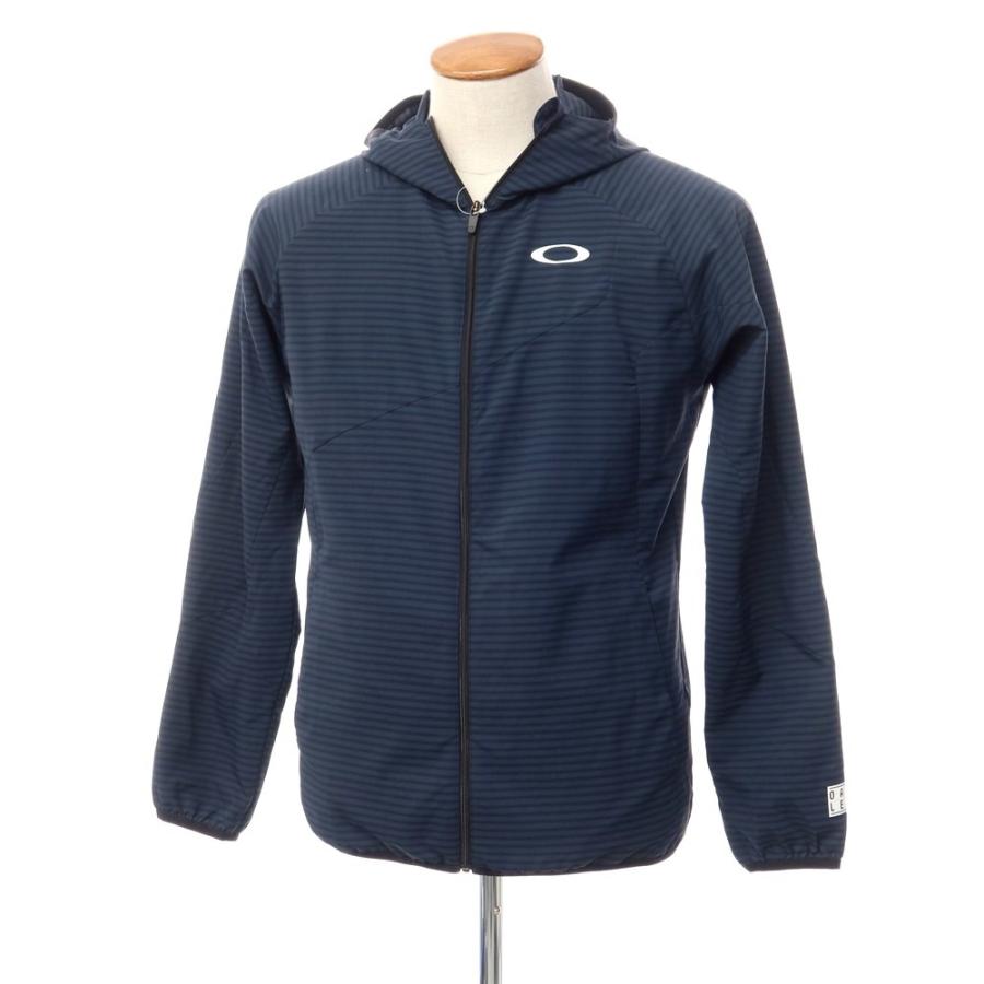 OAKLEY 【中古】オークリー ポリエステル ジップアップ シェルジャケット ネイビーxブラック【サイズM】[CPD] : リタリオリブロ ヤフーショップ - 通販 - Yahoo!ショッピング