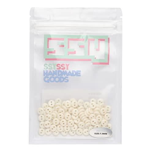SSYSSY 樹脂ボタン 穴2つ 7.5mm 100個セット 縫製 手芸 DIY用品 : RITTER - 通販 - Yahoo!ショッピング