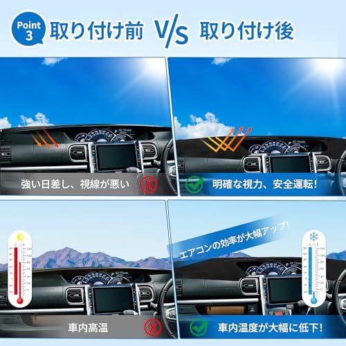 TUCKBOLD ダイハツに対応 タント LA650S/LA660S用 ダッシュボードマット 車内 ダッシュボードカバー 保護マット インテリア 内装 カスタム パーツ アクセサリー ...