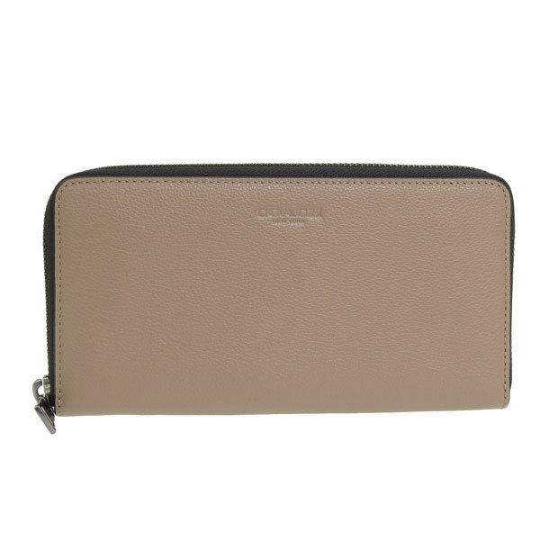 COACH コーチ 財布 長財布 ラウンドファスナー マッシュルームベージュ メンズ 58102 アウトレット : FASCINO(ファッシノ ...
