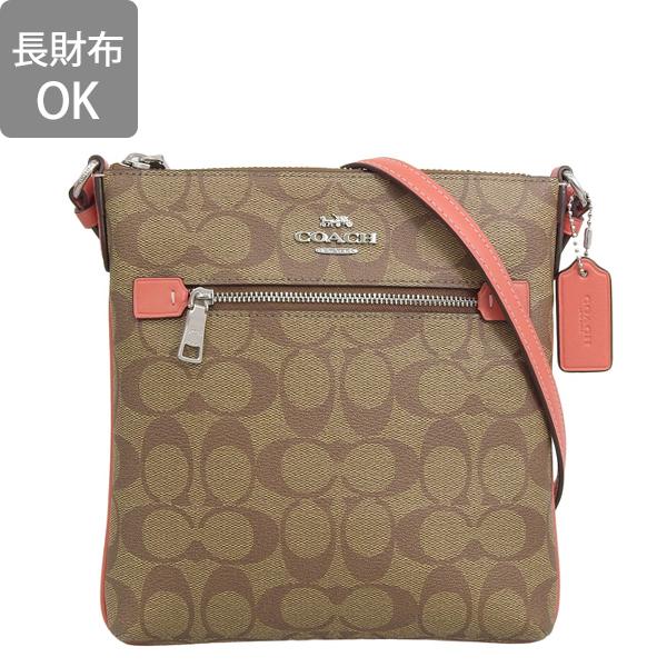 COACH コーチ バッグ レディース ショルダーバッグ アウトレット カーキタンジェリン SIG MINI RWN FILE SV B10 ...