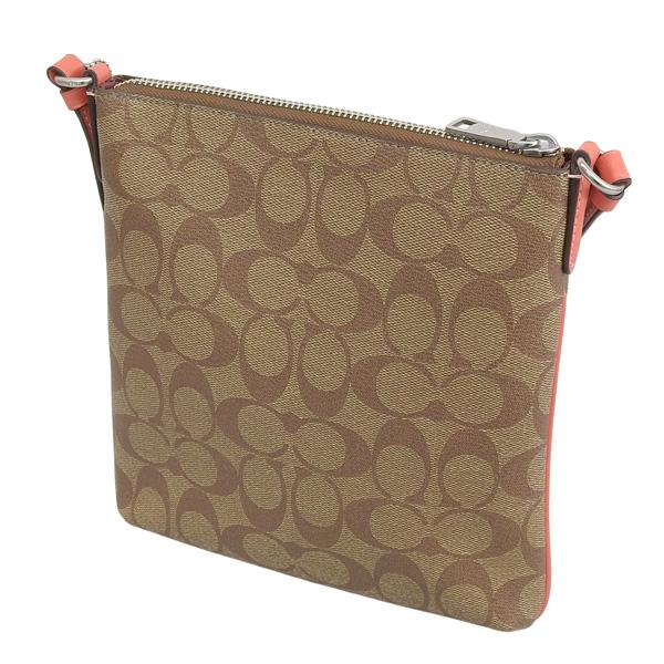 COACH コーチ バッグ レディース ショルダーバッグ アウトレット カーキタンジェリン SIG MINI RWN FILE SV B10 ...
