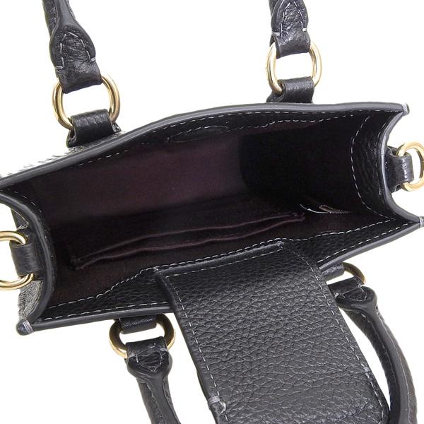 COACH コーチ ショルダーバッグ 2WAY ハンドバッグ レディース アウトレット レザー ブラック PLLD LTH NS MIN ...