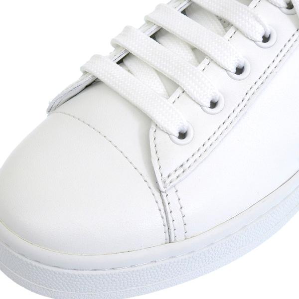 プラダ スニーカー メンズ レディース 靴 アウトレット レザー ホワイト 2EG400 3ON8 PRADA 正規品 新品 並行輸入 ...