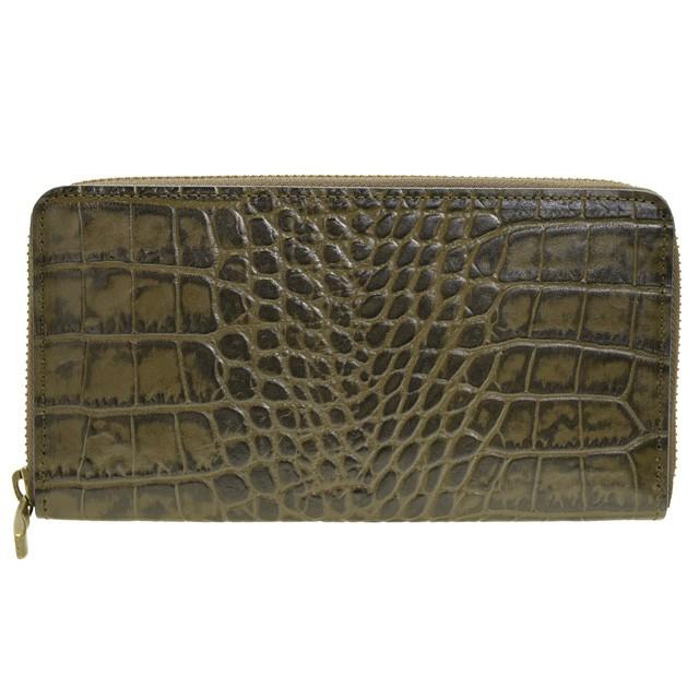 RINRE（リンレ） 【特別プライス】リンレ 財布 クロコ型押しレザー 革