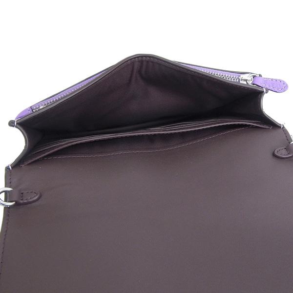 コーチ バッグ レディース ショルダーバッグ アウトレット レザー パープル Anna Foldover Crossbody Clutch ...