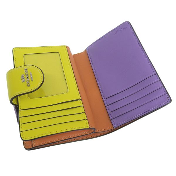 コーチ 財布 レディース 二つ折り財布 アウトレット ブラウンマルチ CL474SVW1Q COACH : cl474svw1q ...