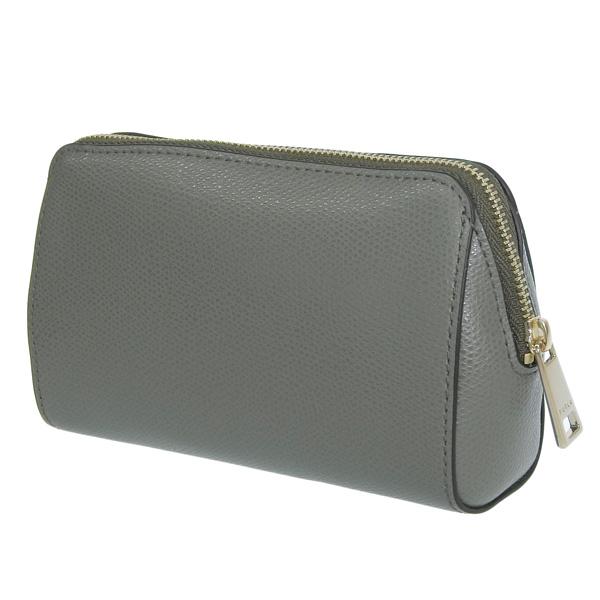FURLA（フルラ） レディース ポーチ レザー グリーングレー FURLA