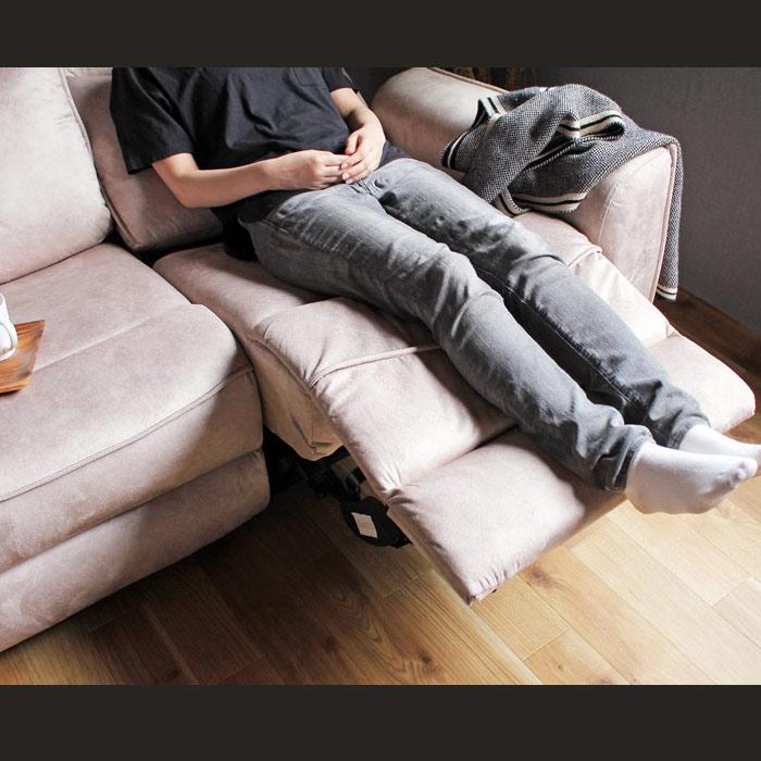 2人掛けソファー 電動ソファー リクライニング 電動 2P ソファー 2人掛け ファブリックレザー レザーファブリック リビング OKIN USB 3人用 : sk-mia2 : アウトレット ...