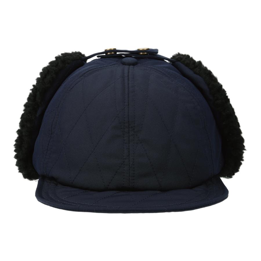 ベーシックエンチ Quilting Short Flap Cap 帽子 アビエイター キルティング ショートつば 耳あて 抗菌 消臭 メンズ ...