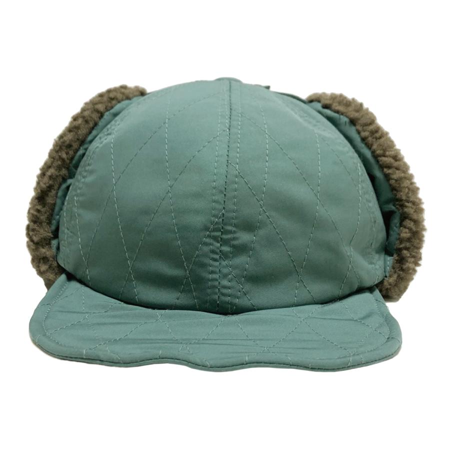ベーシックエンチ Quilting Short Flap Cap 帽子 アビエイター キルティング ショートつば 耳あて 抗菌 消臭 メンズ ...