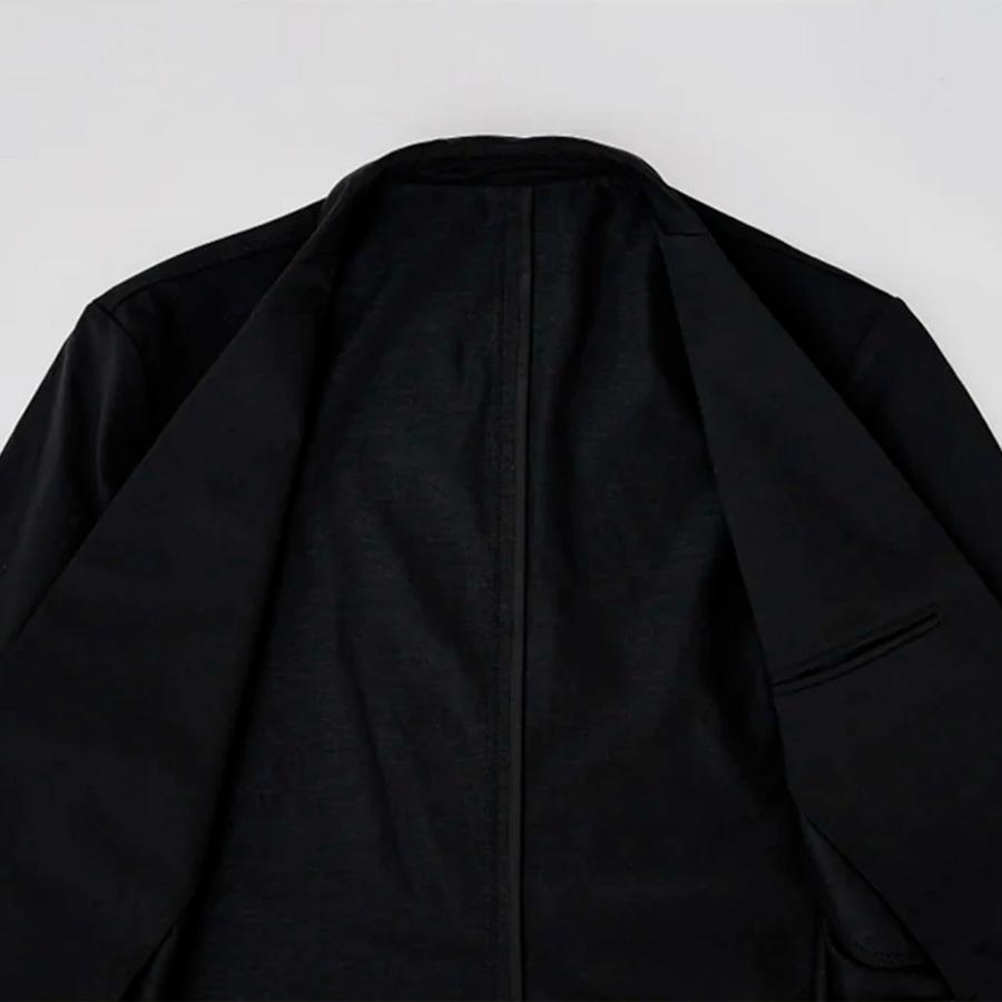 RIZAP メンズ スーツ セット チョコザップ 動けるスーツ ブラック カジュアル ストレッチ ビジネス ジャケット パンツ セットアップ 男性 L : RIZAP COLLECTION ...