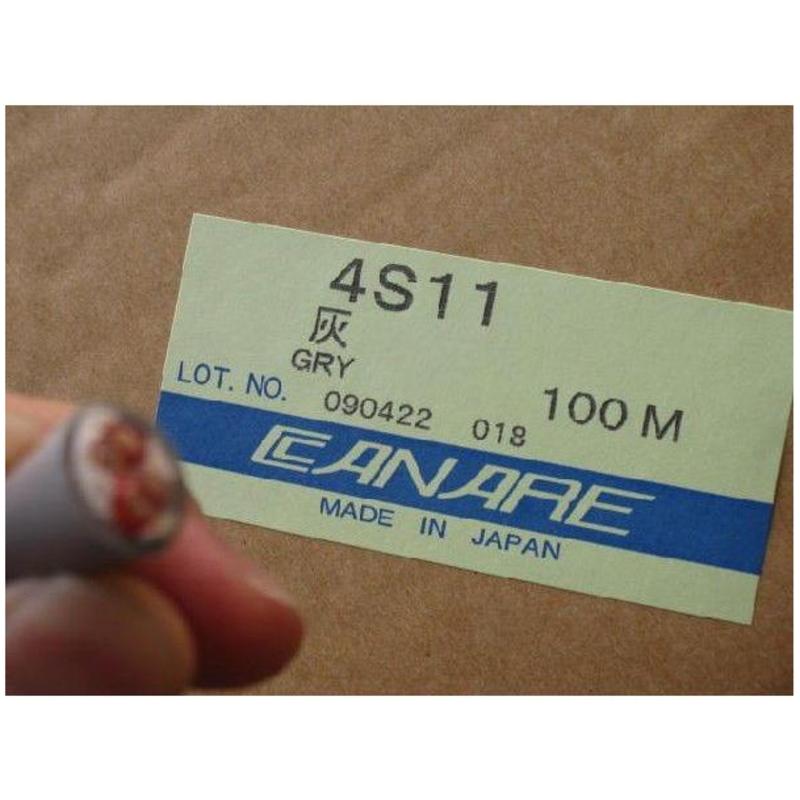 CANARE CANARE/カナレ 【1M〜切り売り】4S11 スピーカーケーブル 色：ブラック（黒） : RIZING - 通販 ...
