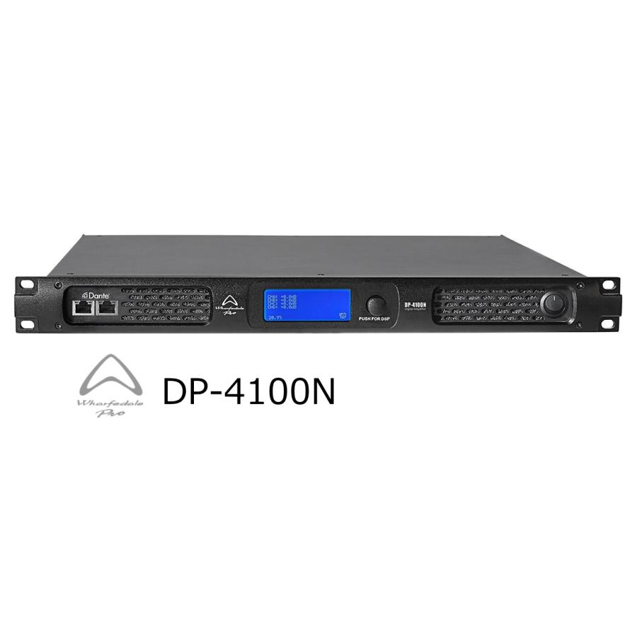 Wharfedale Pro DP-Nseries Dante接続対応/DSP機能搭載 4CH ClassDパワーアンプ DP-4100N ...