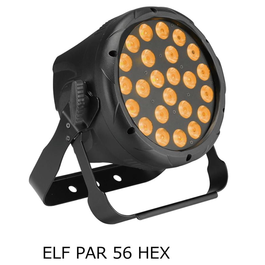 E-LITE RGBA UV 6inLED24個搭載 コンパクトパーLEDライト ELF PAR56 HEX : RIZING - 通販 - Yahoo!ショッピング