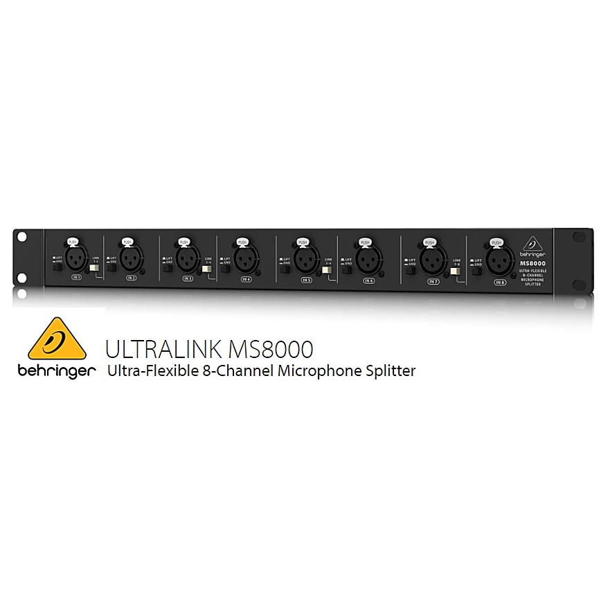 BEHRINGER べリンガー MS8000 ULTRALINK 8入力16出力マイクロホン・スプリッター : RIZING - 通販 - Yahoo!ショッピング