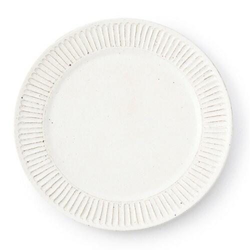 リム皿 藤山窯 8.0寸リム皿 粉引 細縞 爆買 : ロカルコストア - 通販 - Yahoo!ショッピング