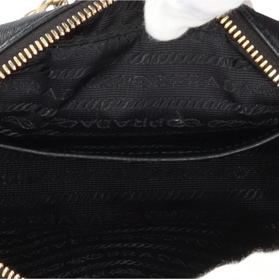 PRADA（プラダ） ナッパ ゴーフル ショルダーバッグ レザー 1BH112