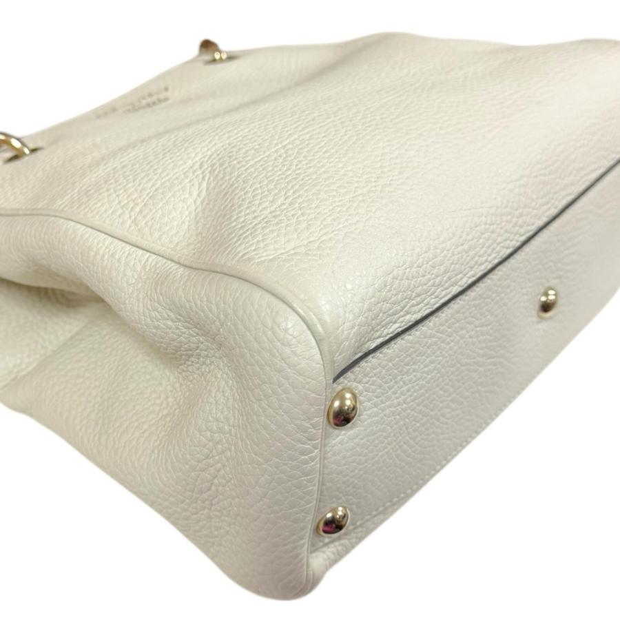 GUCCI（グッチ） バンブー ショルダーバッグ レザー 336032 ホワイト