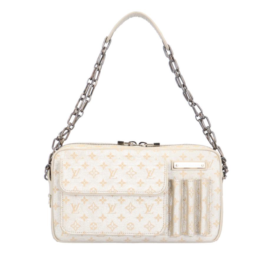 LOUIS VUITTON ルイヴィトン マッケンナ モノグラムシャイン ショルダーバッグ M92362 シルバー レディース 中古 : R ...