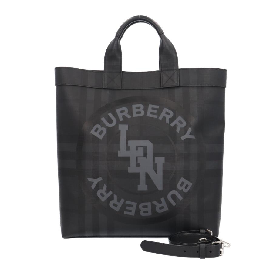 バーバリー ロンドンテックLDNロゴ ショルダーバッグ PVC 8022519 グレー メンズ BURBERRY 中古 : brb02110000006569 : R&Kリサイクルキング ...