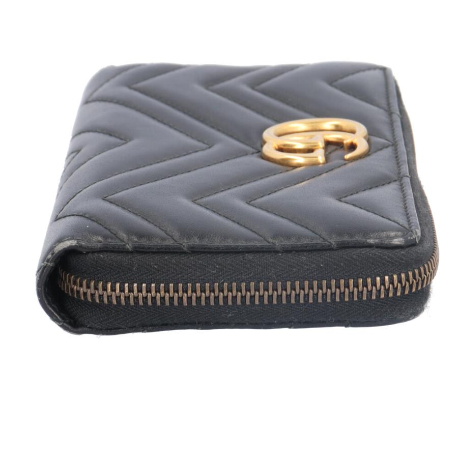 グッチ GGマーモント 長財布 レザー 443123 レディース GUCCI  中古 R&Kリサイクルキング GUCCI（グッチ） GGマーモント 長財布 レザー 443123 レディース 中古