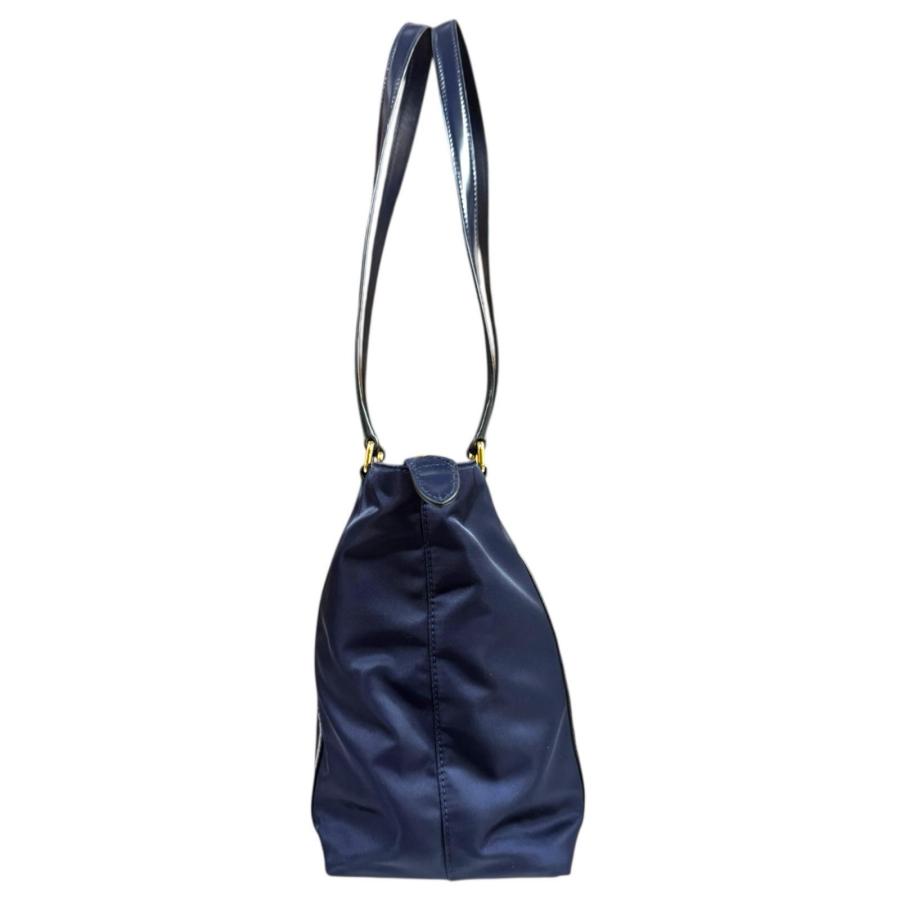 PRADA（プラダ） トートバッグ ナイロン 1BG290 ネイビー レディース