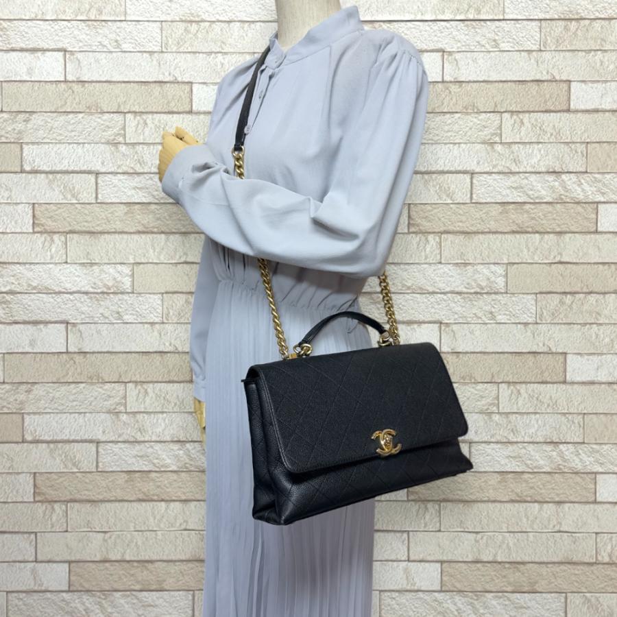 CHANEL（シャネル） マトラッセ ショルダーバッグ キャビアスキン