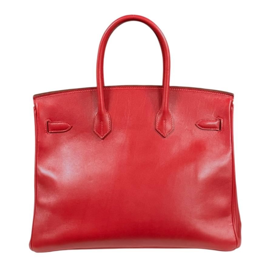 HERMES（エルメス） バーキン35 ハンドバッグ ヴォースイフト レッド