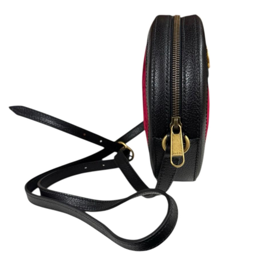 GUCCI（グッチ） GG ベルベット ラウンド ショルダーバッグ ショルダー
