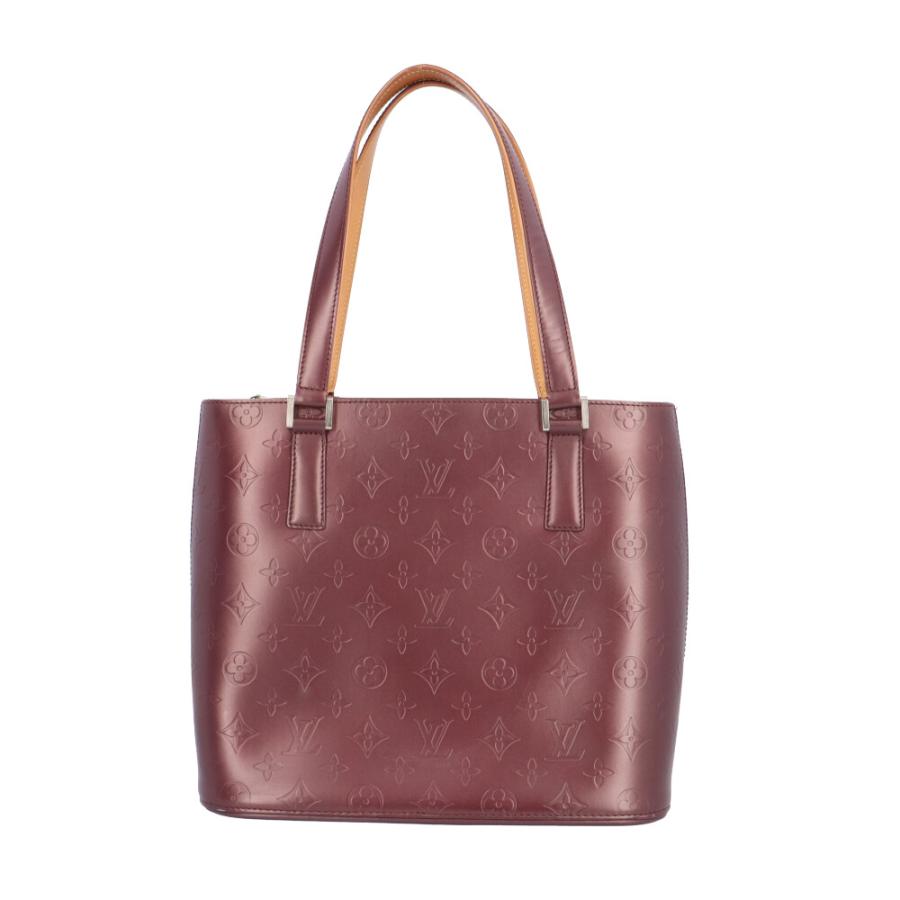 LOUIS VUITTON ルイヴィトン ストックトン モノグラムマット トートバッグ M55116 パープル レディース 中古 : R&K ...