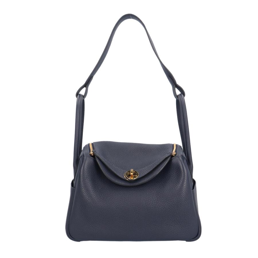 HERMES（エルメス） リンディ26 ショルダーバッグ レザー ネイビー