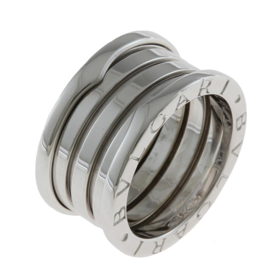 ブルガリ BVLGARI B-zero.1 ビー・ゼロワン 4バンド ＃49 リング・指輪 8.5号 18金 K18ホワイトゴールド レディース 中古 : brj01650000000761 ...