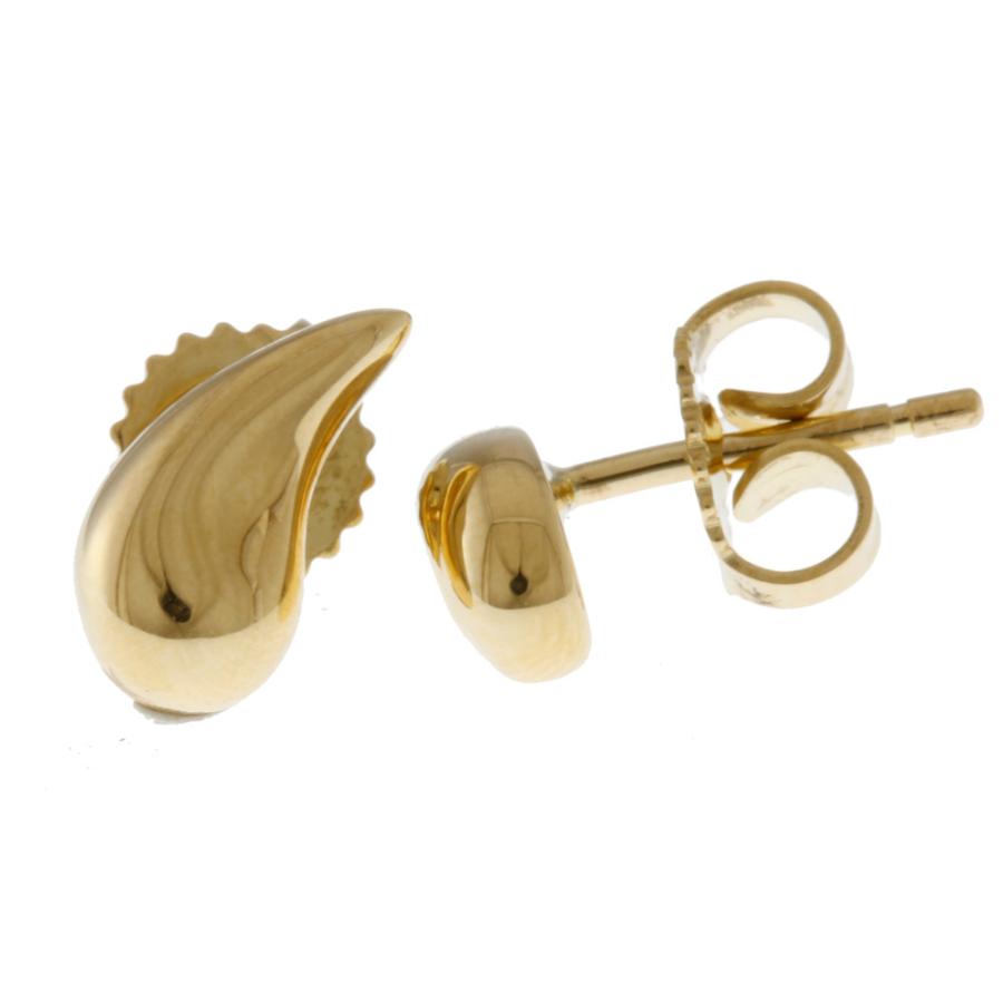 TIFFANY&Co. ティファニー ティアドロップ ピアス 18金 K18イエローゴールド 【中古】 美品 : R&KリサイクルキングYahoo!店 - 通販 - Yahoo!ショッピング