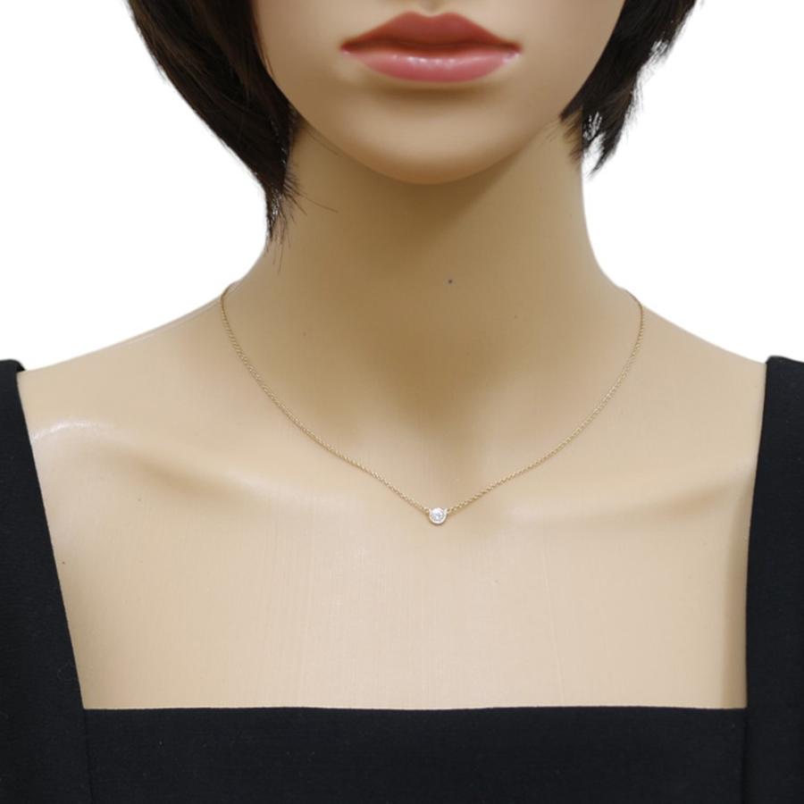 TIFFANY&Co. ティファニー バイザヤード 約0.17ct ネックレス 18金 K18イエローゴールド ダイヤモンド レディース 中古 美品 : R&KリサイクルキングYahoo!店 ...