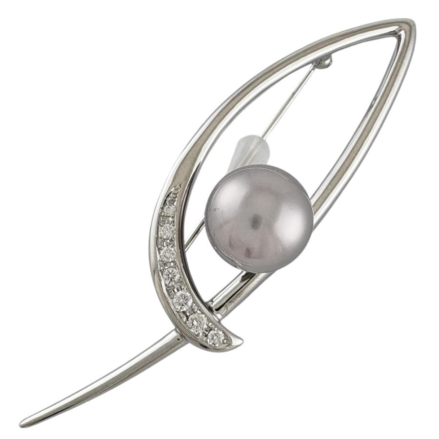 タサキ ブローチ 18金 K18ホワイトゴールド ダイヤモンド レディース TASAKI 中古 美品 : R&KリサイクルキングYahoo!店 - 通販 - Yahoo!ショッピング