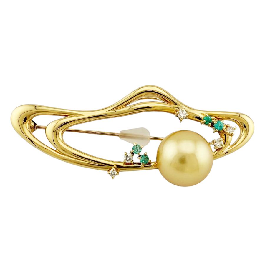 タサキ ブローチ 18金 K18イエローゴールド パール レディース TASAKI 中古 美品 : R&KリサイクルキングYahoo!店 - 通販 - Yahoo!ショッピング