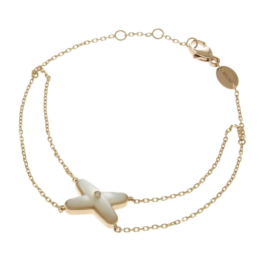 CHAUMET（ショーメ） ジュ ドゥ リアン ブレスレット 18金 K18ピンクゴールド マザーオブパール レディース 中古 美品 : R&KリサイクルキングYahoo!店 - 通販 ...