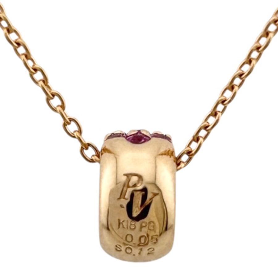 Ponte Vecchio ポンテヴェキオ ネックレス 18金 K18ピンクゴールド ピンクサファイア レディース 中古 美品 : R&KリサイクルキングYahoo!店 - 通販 ...