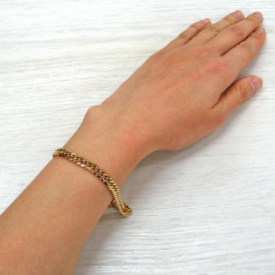 新品 K18 ブレスレット 喜平 キヘイ 6面ダブル 6DCW 18cm 約20g 留め具 中折れ式 18金 K18ゴールド ゴールド :KHI18K6DCW1820:R&Kリサイクルキング ...