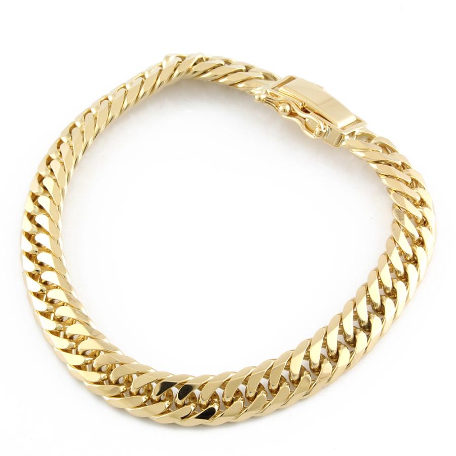 喜平 ブレスレット 約30g 6面ダブル 6DCW 18cm 留め具中折れ式 18金 K18ゴールド ホールマーク刻印 【新品】配達転送不可 : R&KリサイクルキングYahoo!店 - 通販 ...