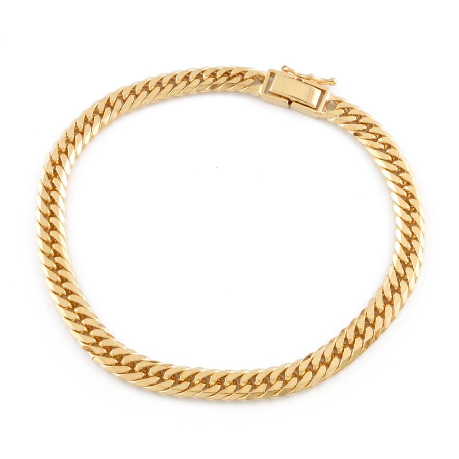 喜平 ブレスレット 約20g 6面ダブル 6DCW 20cm 留め具中折れ式 18金 K18ゴールド ホールマーク刻印 【新品】配達転送不可 : R&KリサイクルキングYahoo!店 - 通販 ...