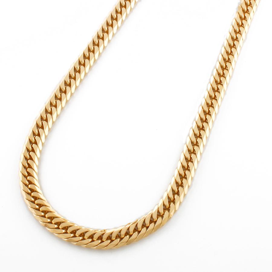 喜平 ネックレス 6面ダブル 6DCW 50cm 100g前後 留め具 中折れ式 ネックレス 18金 K18ゴールド ホールマーク刻印 【新品】配達転送不可 :KHI18K6DCW50100 ...