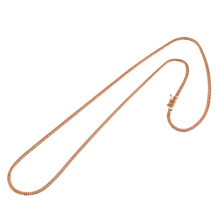 喜平 ネックレス 6面ダブル 6DCW 50cm 約10g 留め具中折れ式 18金 K18ピンクゴールド ユニセックス ホールマーク刻印 新品 配達転送不可 : R&Kリサイクルキング ...