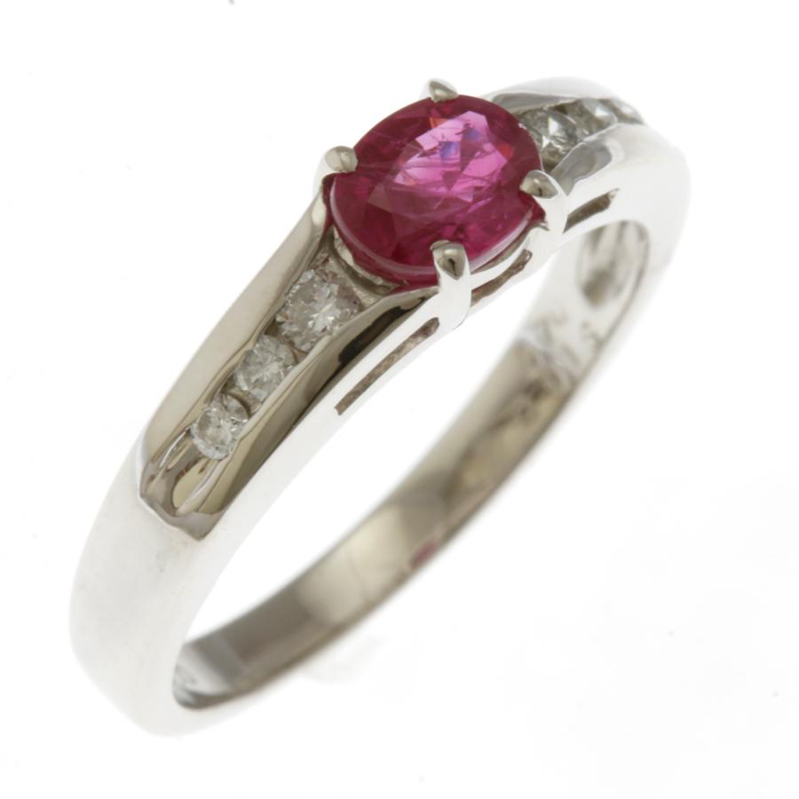リング・指輪 12号 Pt900プラチナ ルビー 0.70ct ダイヤモンド 0.15ct レディース 中古 : R&KリサイクルキングYahoo!店 - 通販 - Yahoo!ショッピング