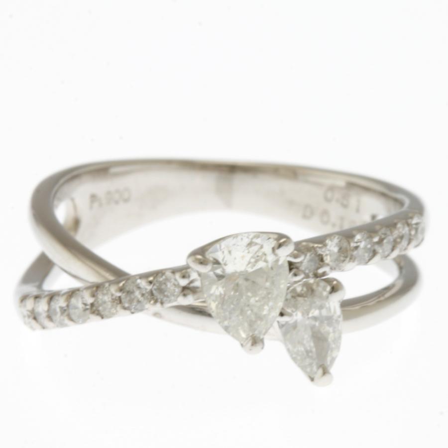 リング 指輪 9号 Pt900プラチナ ダイヤモンド 0.51ct ダイヤモンド 0.18ct レディース 中古 美品 : ref09000000031717 : R&Kリサイクルキング ...