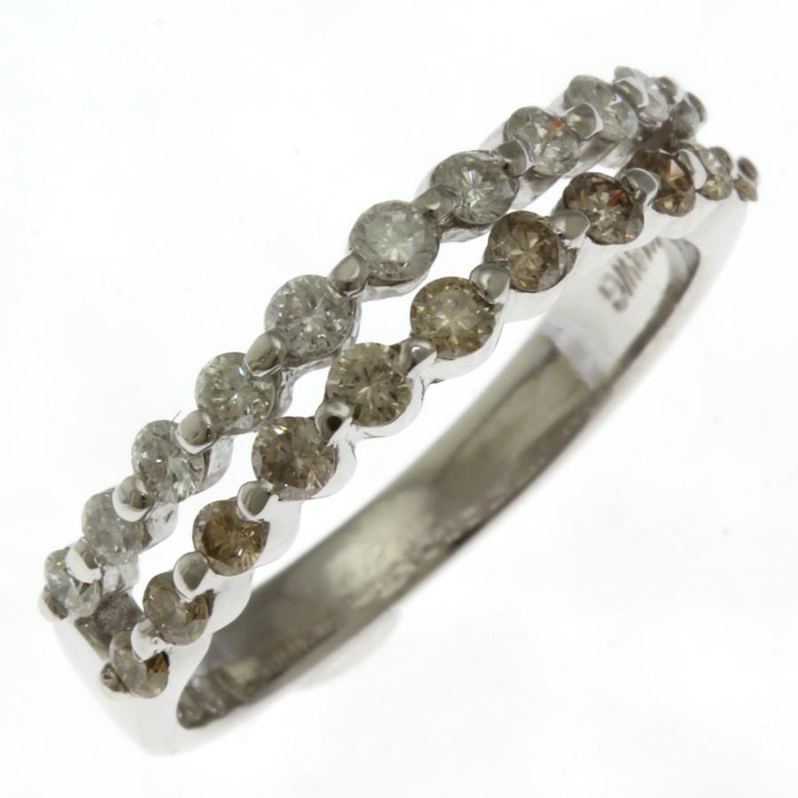 リング 指輪 11号 18金 K18ホワイトゴールド ダイヤモンド 0.32ct /0.31ct レディース 中古 美品 : R&KリサイクルキングYahoo!店 - 通販 - Yahoo ...