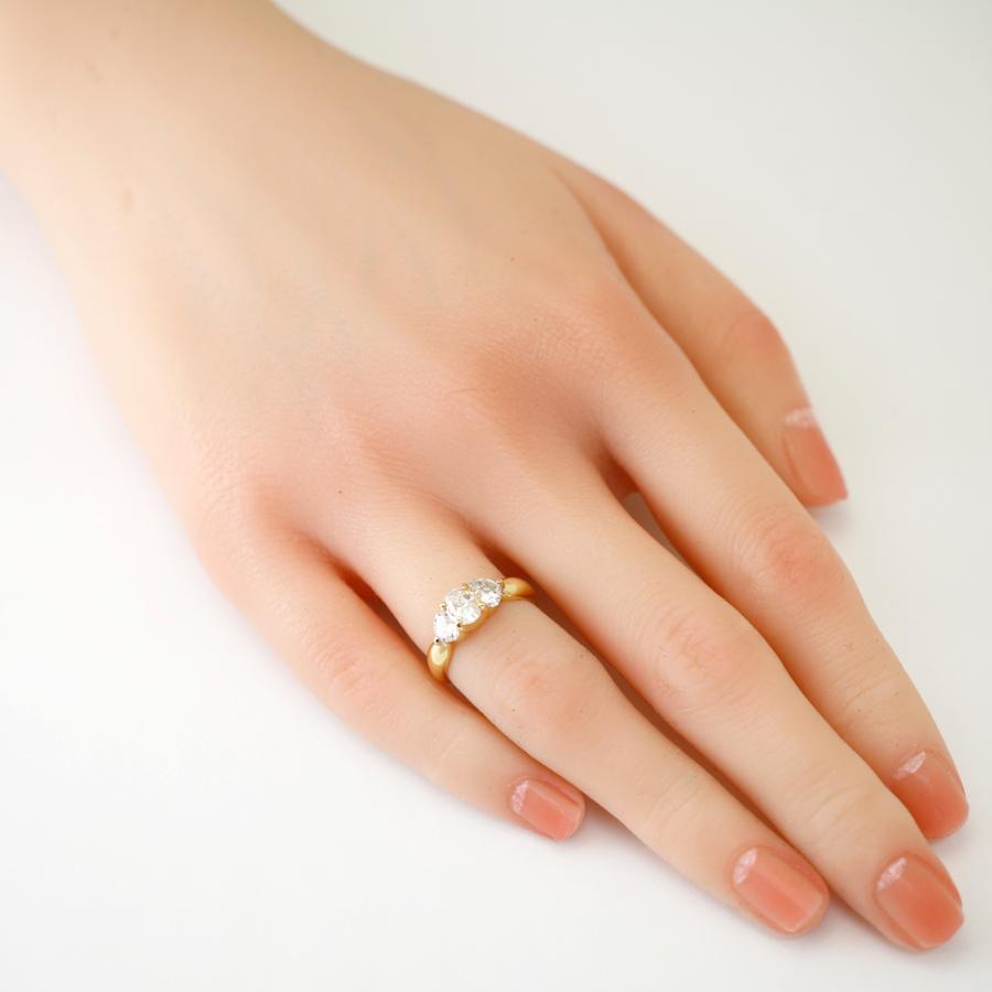 リング 指輪 8号 ハート 18金 K18イエローゴールド ダイヤモンド 1.01ct中古 美品 : R&KリサイクルキングYahoo!店 - 通販 - Yahoo!ショッピング