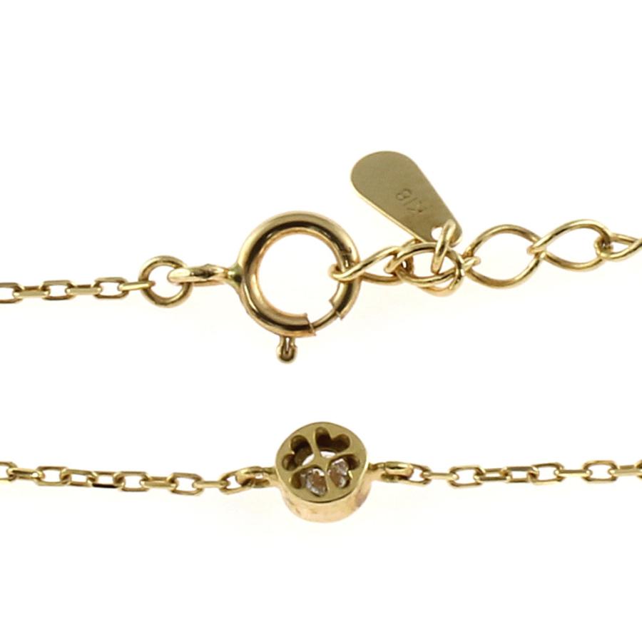 K18 ブレスレット ダイヤモンド 0.08ct 18金 K18ゴールド ゴールド【SH】 中古 :REF16803513:R&KリサイクルキングYahoo!店 - 通販 - Yahoo!ショッピング